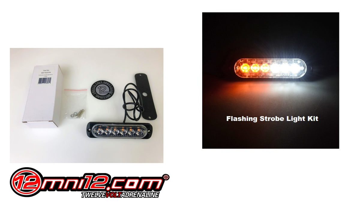 Flashing Amber Color Strobe LED Light Kit – OMNI12