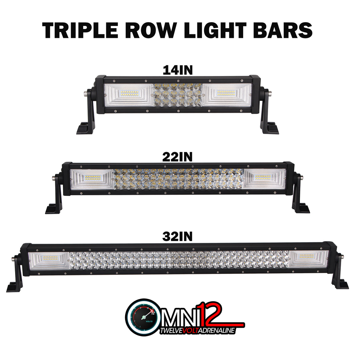 Triple Row LED Light Bars – OMNI12