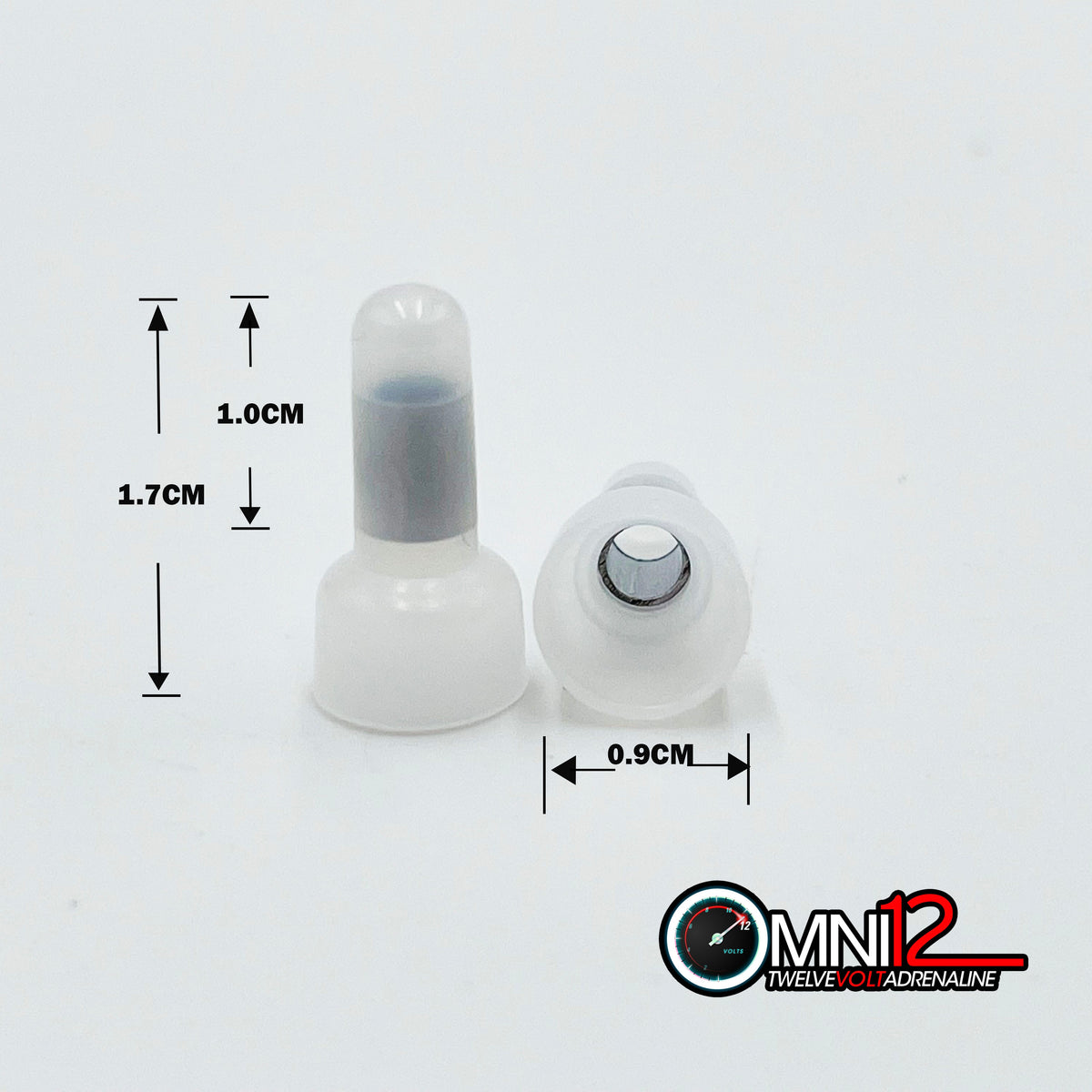 14-16 Gauge Closed End Crimp Connector-Snow Caps – OMNI12