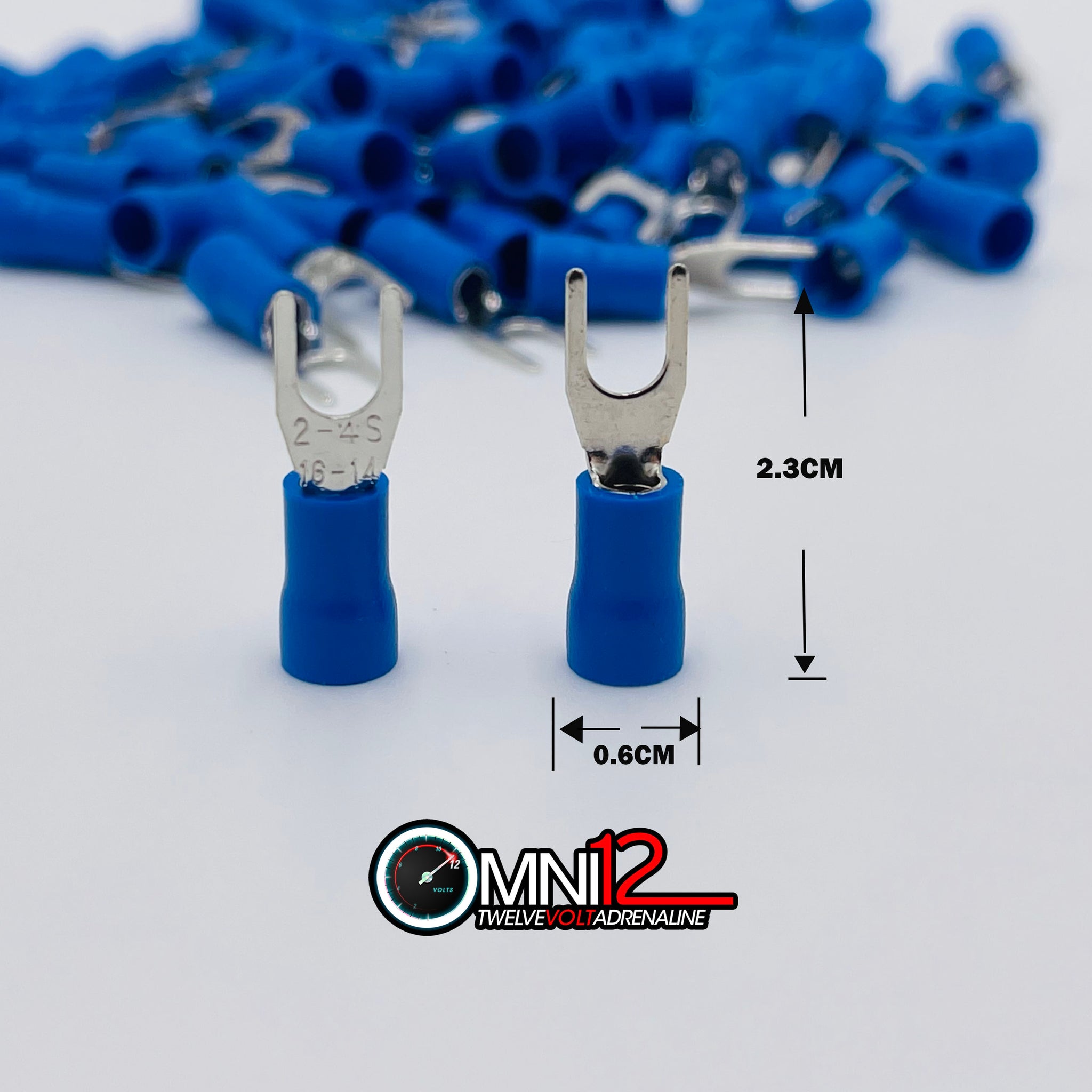 12-14 14-16 Gauge Fork Terminals 100Pack – OMNI12